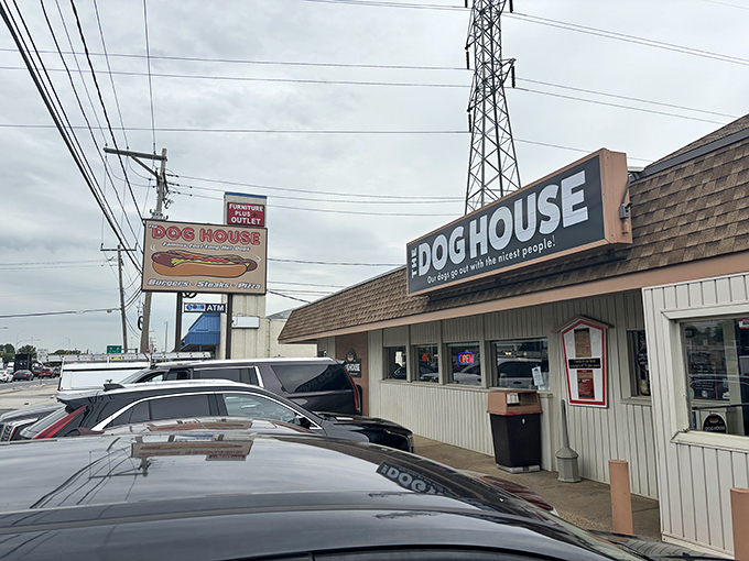 Where nice people meet isn't just a slogan at Dog House&mdash;it's the unspoken covenant between hot dog lovers seeking nirvana.