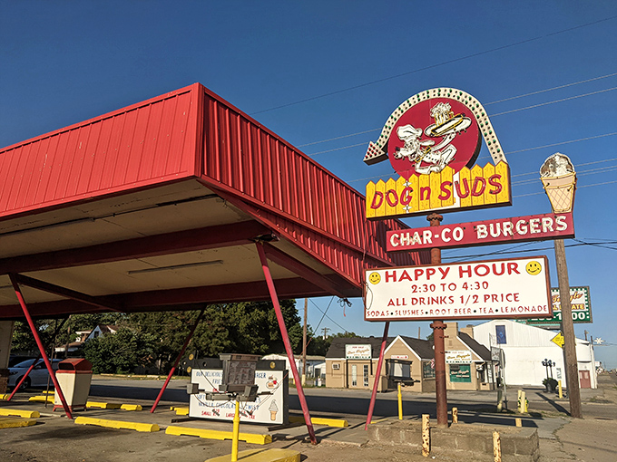 That vintage sign isn't just advertising &ndash; it's a promise of nostalgic flavors that'll transport you back to simpler, more delicious times.