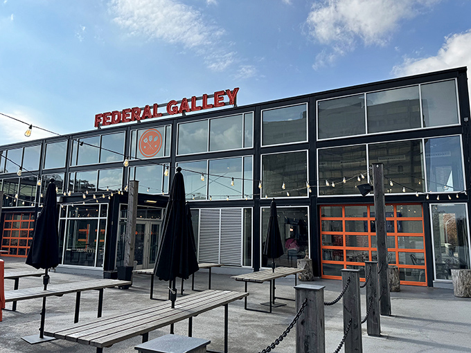 Federal Galley: Sleek and unassuming from the outside, like finding a Ferrari engine in your grandmother's station wagon.