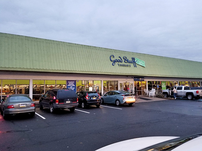 Like a retail oasis in a sea of full-price despair, Good Stuff's sprawling storefront beckons with the promise of bargains galore.