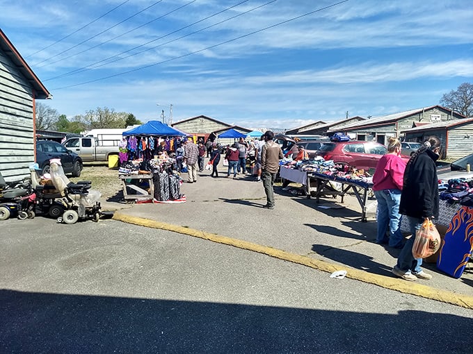 The ultimate small-town retail therapy&mdash;rows of vendors selling everything from mysterious tools to tomorrow's family heirlooms.