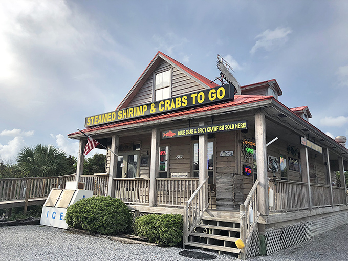 "Steamed Shrimp & Crabs To Go" isn't just signage&mdash;it's the seafood equivalent of "I'll be back" for Terminator fans.