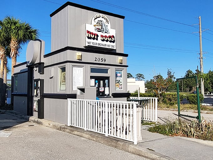 This little gray building houses hot dog magic that would make even the most dedicated foodies line up.