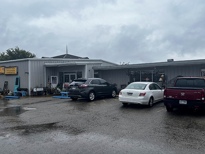 Rain can't dampen the thrill of the hunt at Rusty Rooster's, where yesterday's oddities become tomorrow's conversation pieces.