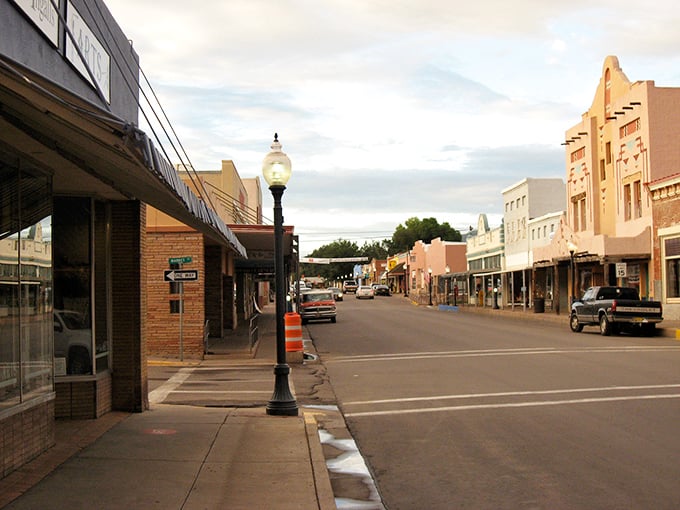 Stroll down Bullard Street where historic buildings wear their pastel colors like a town-sized fashion statement.