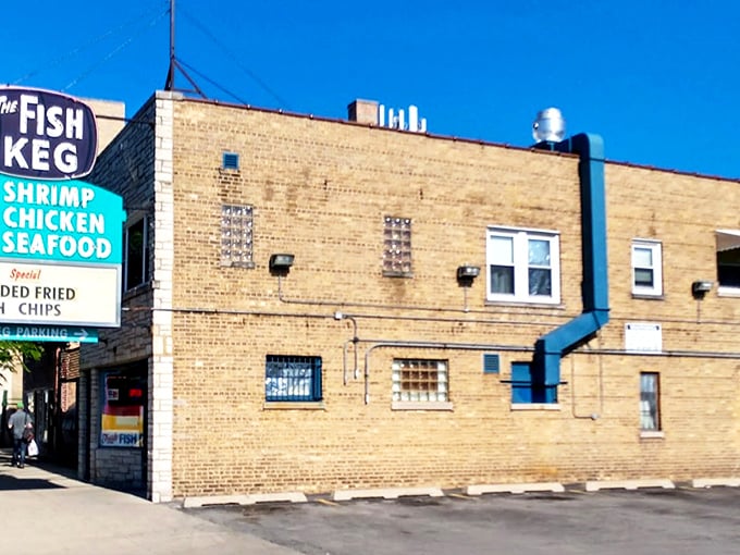 This unassuming brick building houses seafood treasures that locals have been keeping secret from tourists for decades.