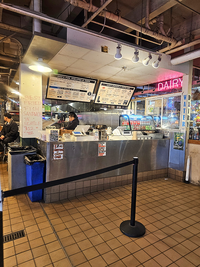 No-frills counter service where the only thing that matters is what ends up on your plate. Seattle seafood simplicity at its finest.