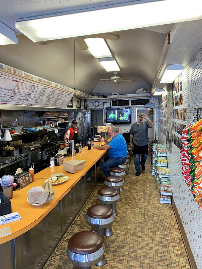 Time travel isn't just science fiction&mdash;it's what happens when you step into this narrow diner with its classic counter and spinning stools.