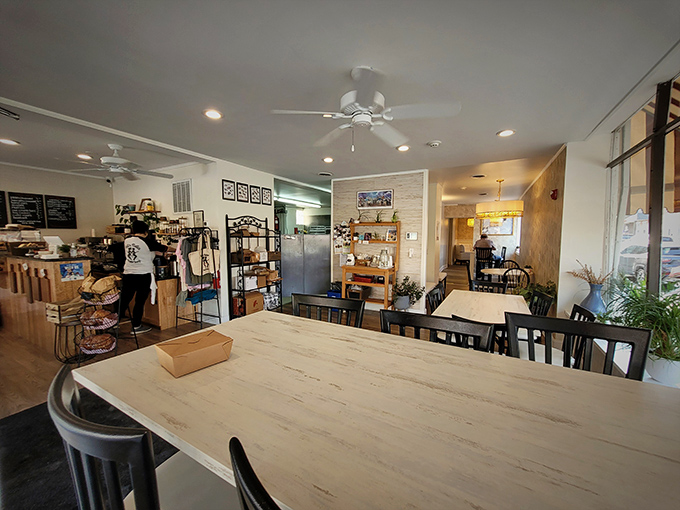 Simple, unpretentious dining where the focus stays squarely on the food. No distractions from the sandwich symphony about to unfold.