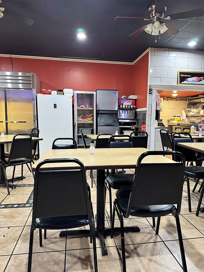 No-frills simplicity that lets the food do the talking. Those black chairs have cradled countless happy diners experiencing their first taste of El Camino Real's magic.