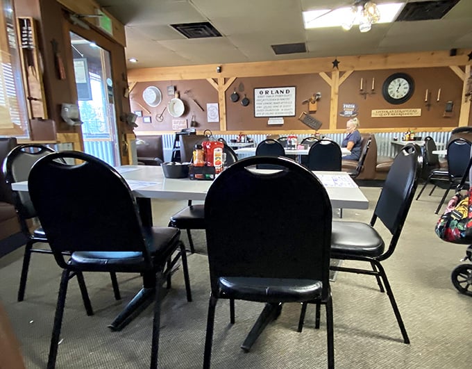 Simple tables, comfortable chairs, and walls adorned with local memorabilia&mdash;Chubby's dining room feels like Indiana's collective living room.