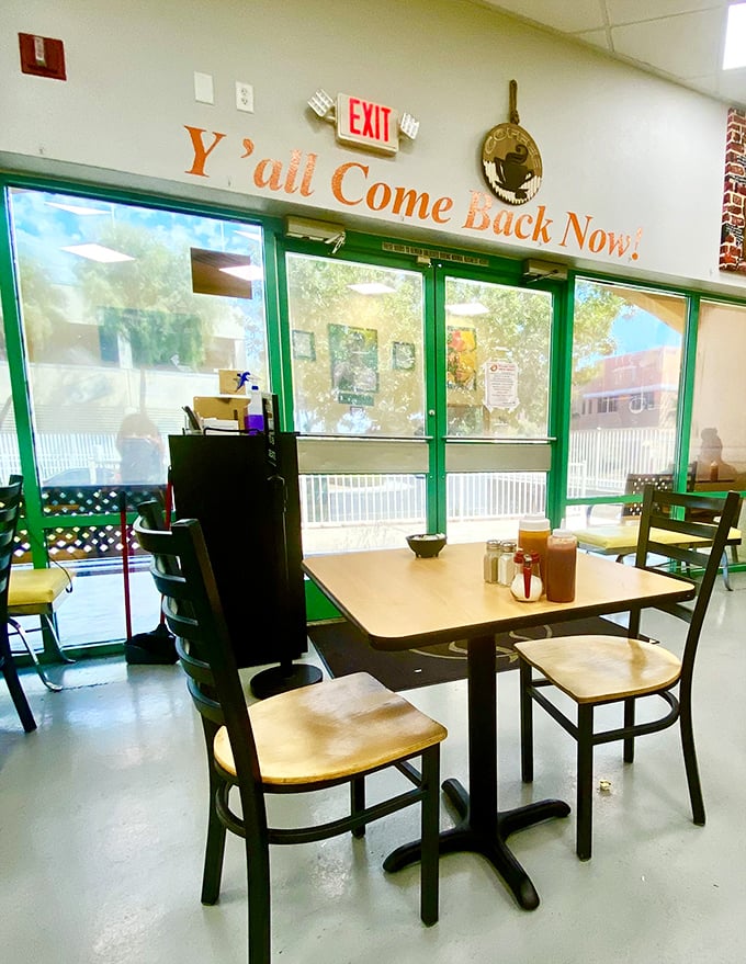 Y'all Come Back Now! isn't just wall decor&mdash;it's a prophecy you'll fulfill after your first taste of their legendary Southern fare.