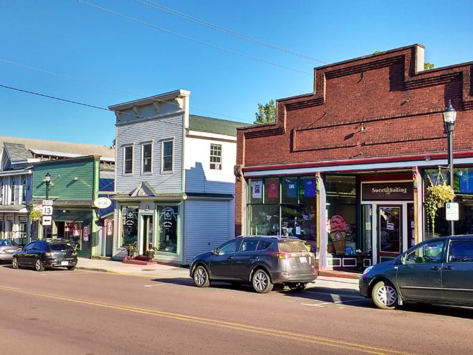 A colorful lineup of storefronts that wouldn't look out of place in a Wes Anderson film&mdash;each one hiding treasures more unique than the last.
