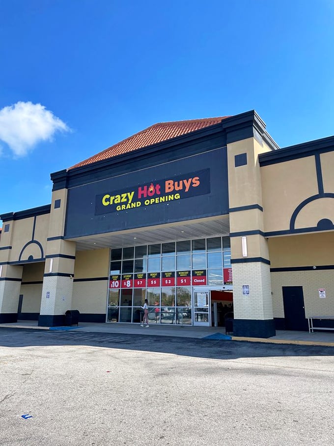 Under the bright Florida sky, Crazy Hot Buys stands ready to transform shopping from mundane errand to treasure-hunting expedition.