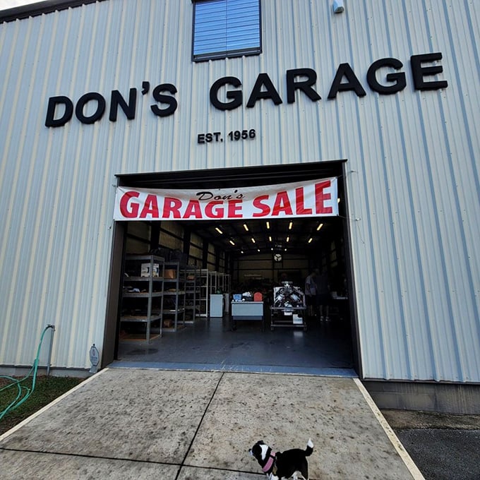 "Garage Sale" might be the understatement of the century. Inside waits a treasure trove of American ingenuity and speed.