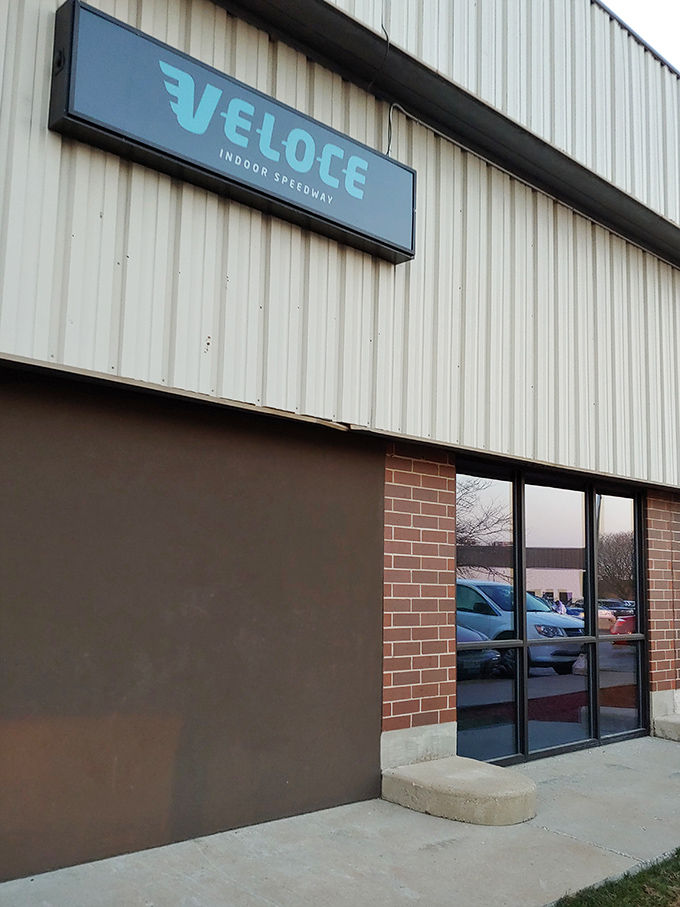 Not your average storefront. Behind this unassuming exterior lies a world of high-octane thrills waiting to transform ordinary Wisconsinites into racing legends.