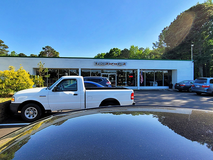 Morning sunlight bounces off the storefront windows, nature's spotlight illuminating decades of history waiting to be rediscovered.