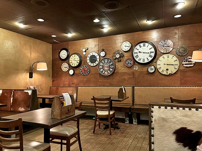 Time literally surrounds you at 317 Burger, where the eclectic clock collection suggests you should forget about rushing through your meal. Good food deserves your full attention.
