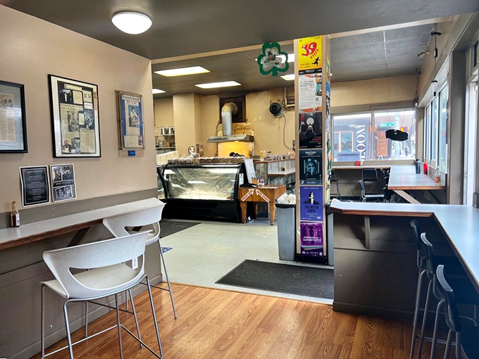 No Edison bulbs or reclaimed wood here&mdash;just honest counter service, a few simple tables, and decades of delicious history on the walls.