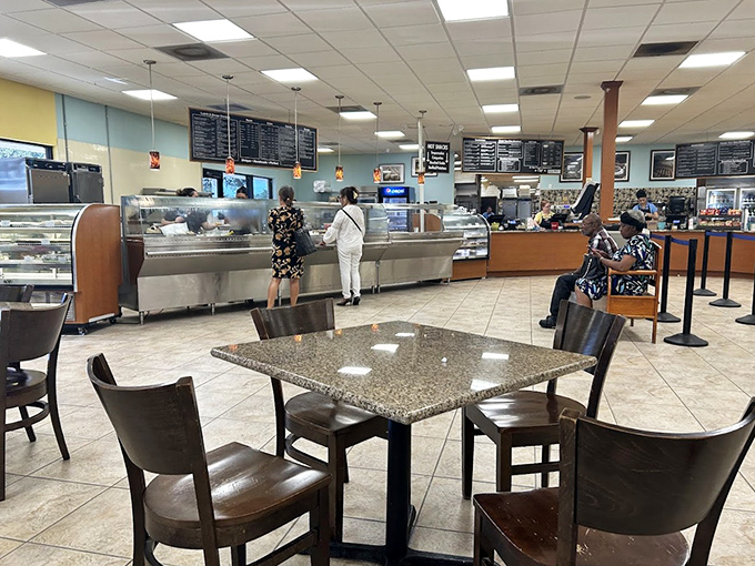 Inside, the bakery buzzes with anticipation as customers line up for their daily fix. This isn't just shopping&mdash;it's a pilgrimage to flavor town.