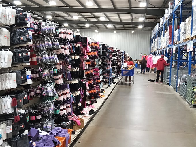 The sock section alone could outfit a small nation. This isn't shopping—it's a treasure hunt where your wallet actually gains weight.