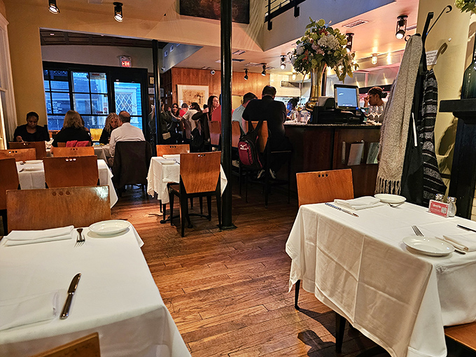 The dining room strikes that perfect Southern balance&mdash;elegant enough for special occasions, comfortable enough for Tuesday night cravings.