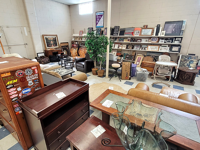 Furniture treasures await new homes&mdash;from vintage desks to glass coffee tables, each piece tells a story waiting for its next chapter.