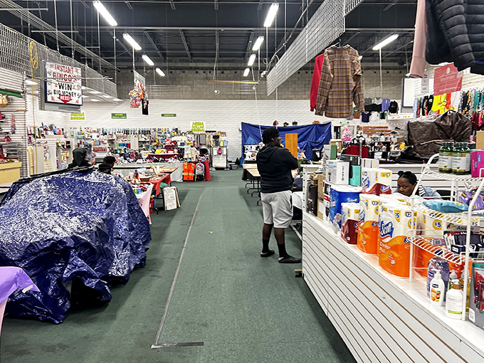Aisles of possibility stretch before you, where one person's everyday items become another's extraordinary finds. The thrill of the hunt begins here.