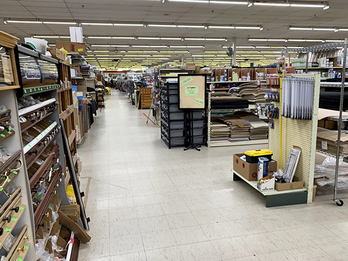 Endless aisles stretch toward retail infinity, promising discoveries that'll have you texting friends: "You won't believe what I just found!"