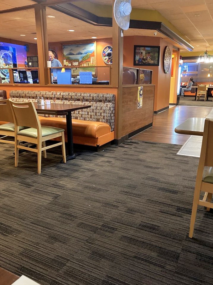 Cozy booths, warm orange walls, and the unmistakable buzz of happy diners. This isn't just a restaurant&mdash;it's Ankeny's living room with better food.