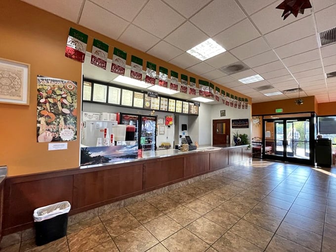 Step inside and the no-frills interior tells you everything: this place puts its energy where it matters—in the kitchen, not on fancy decorations.