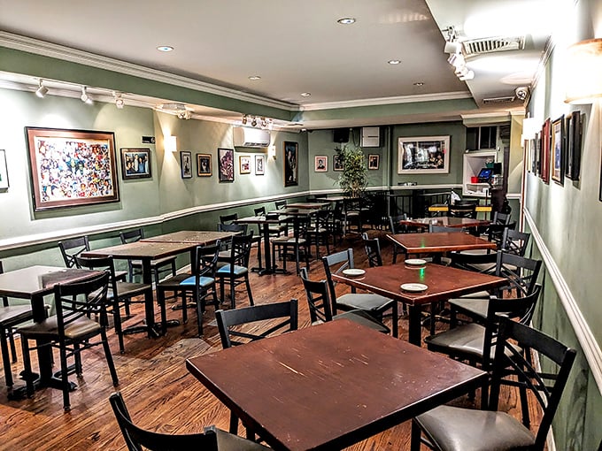 Walking into Sylvia's feels like entering a family photo album come to life, with wooden tables that have hosted everyone from neighborhood regulars to visiting celebrities.