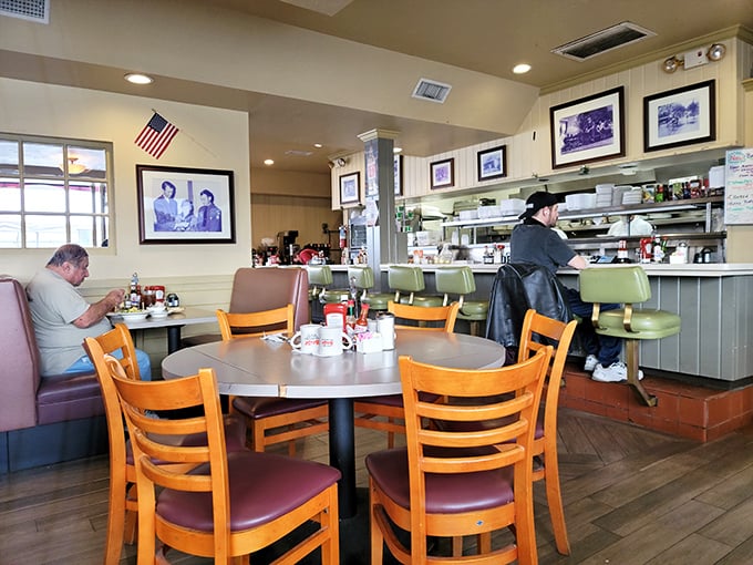 Where conversations flow as freely as the coffee. Hot N Tot's interior balances nostalgia with comfort, making every first-timer feel like a regular.