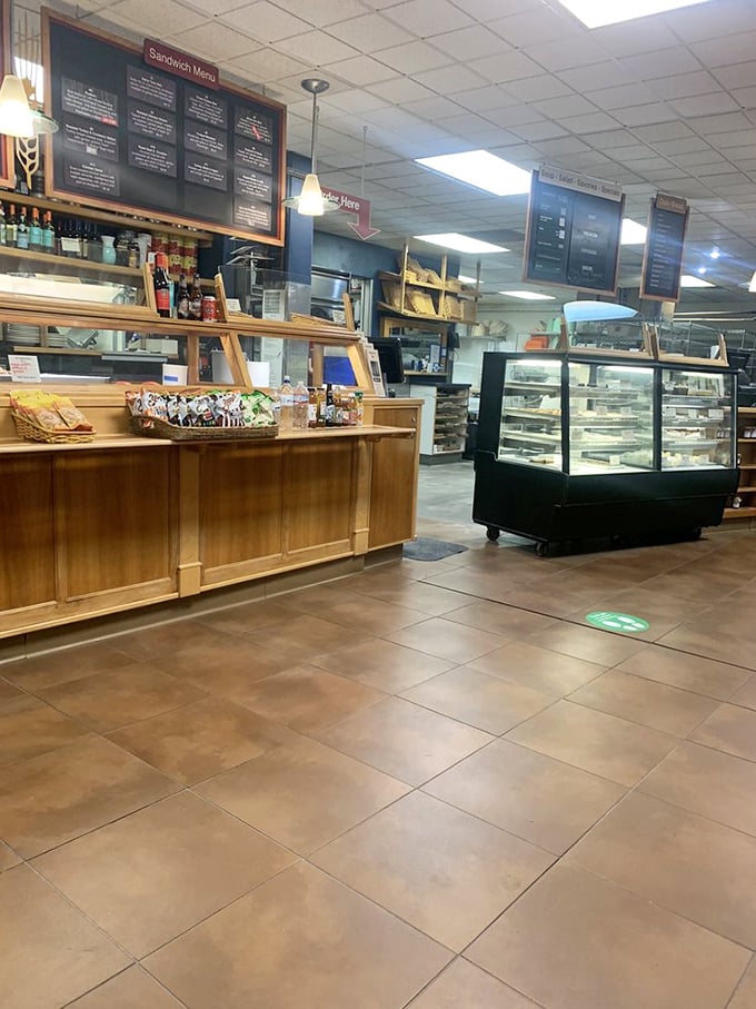 Where bread alchemy happens. The wooden counter and chalkboard menus create that perfect neighborhood bakery atmosphere you'll want to linger in.