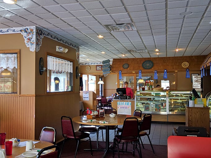 Inside, the unpretentious charm feels like stepping into your favorite aunt's dining room—if your aunt happened to be an award-winning baker.