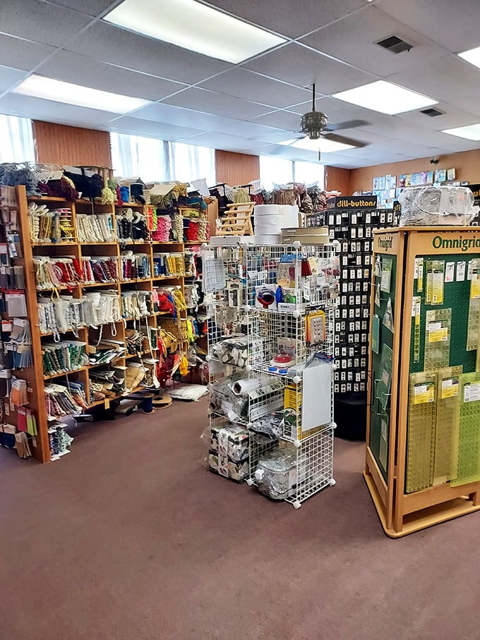 Navigation is optional, getting lost is inevitable. This fabric labyrinth offers more possibilities per square foot than my Netflix recommendations.