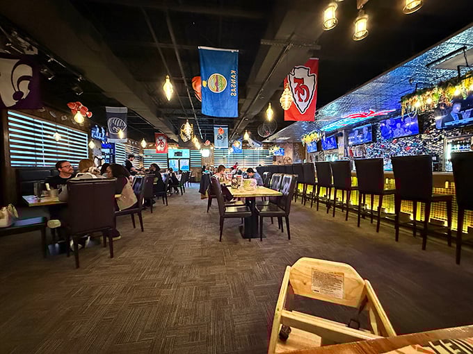 Inside, the restaurant strikes that perfect balance between casual dining and maritime charm&mdash;where Kansas meets Louisiana without anyone getting wet.