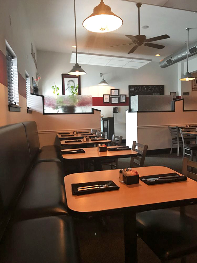 Inside, the cozy dining room feels like that neighborhood spot where everybody might not know your name yet, but they'll remember your burger order.