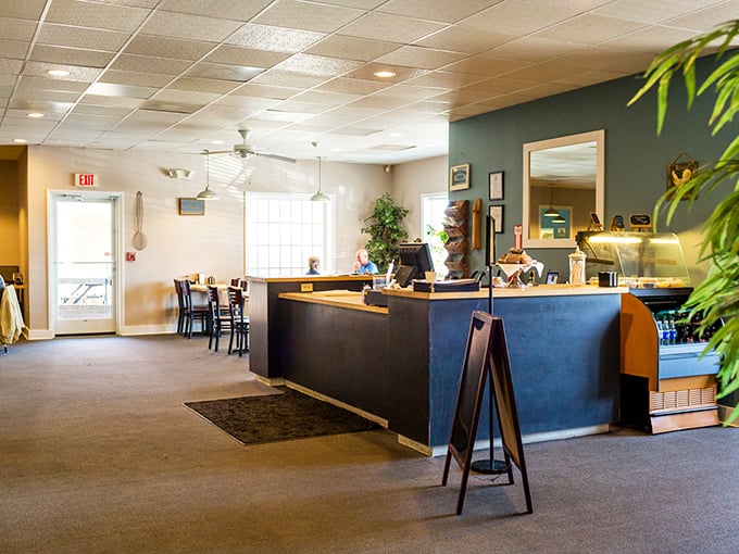 Step inside to where comfort meets casual charm. The reception area welcomes you like an old friend who happens to make incredible food.