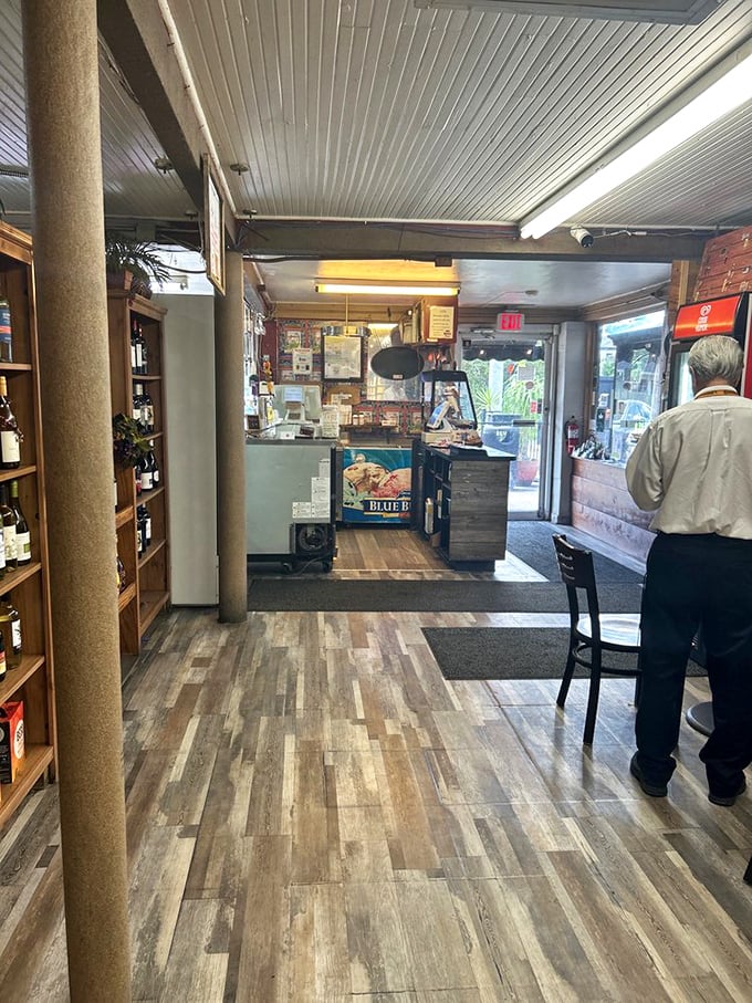 Step inside and the worn wooden floors tell stories of countless satisfied customers who've made this neighborhood spot their second home.