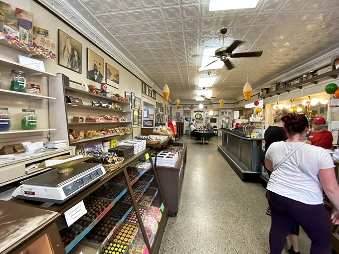 Step inside and suddenly you're eight years old again, wide-eyed at a wonderland where calories don't count and time stands deliciously still.