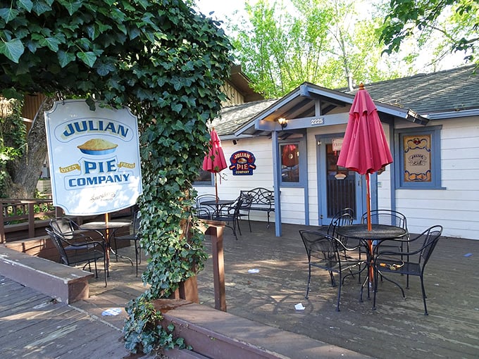The Julian Pie Company's blue cottage might look unassuming, but inside lurks apple pie so good it should require a warning label.