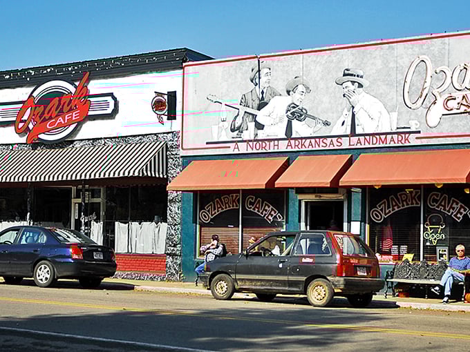 The Ozark Cafe isn't just a restaurant, it's a time machine. This North Arkansas landmark has been feeding hungry travelers since before Instagram made food famous.
