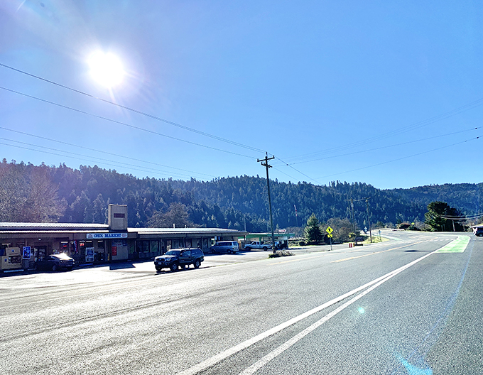 Orick's main drag might be modest, but those forested hills promise adventures that are anything but small.