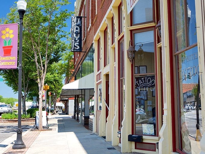 Stroll down these brick-lined streets and you'll find yourself wondering if Norman Rockwell missed his chance to capture the perfect small-town America.