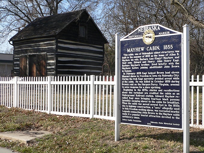 This humble log cabin, Nebraska's oldest structure, reminds us that history's most powerful moments often happened in the most unassuming places.