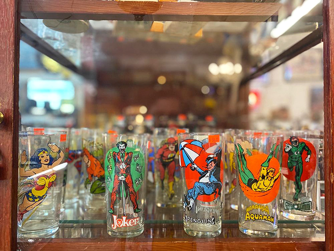 Superheroes never retire, they just move to vintage glassware. This Justice League of drinkware brings Saturday morning cartoons to happy hour.