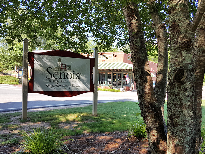 "The perfect setting for life" isn't just marketing speak &ndash; Senoia's welcome sign promises exactly what this charming town delivers. No zombie apocalypse necessary.