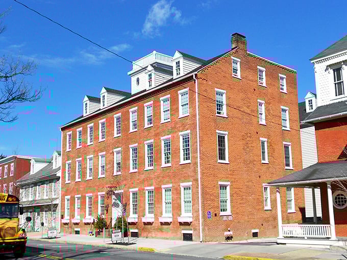 This imposing brick building stands as a testament to Lititz's architectural heritage. If walls could talk, these would probably have a Pennsylvania Dutch accent.