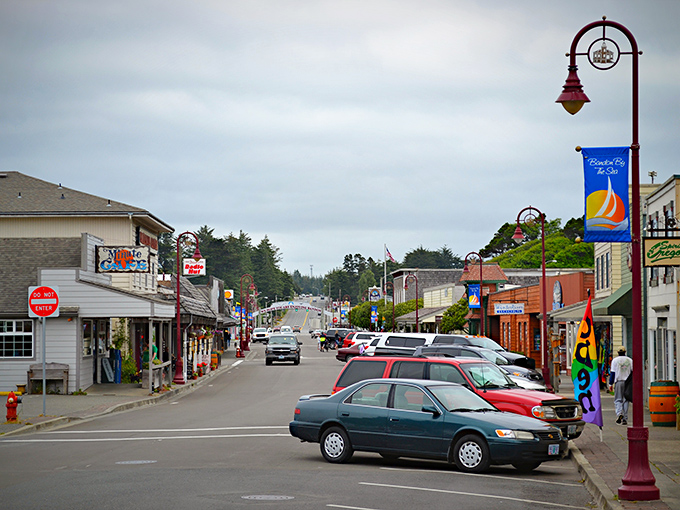 Downtown Bandon captures that magical small-town vibe where every storefront seems to whisper, "Come in, we have stories to tell."